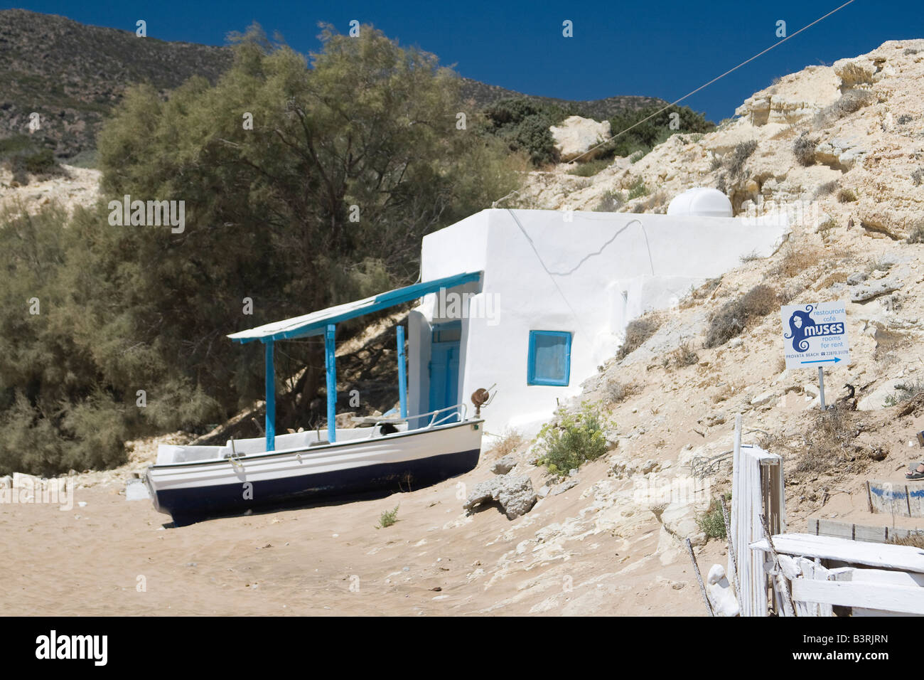 provatas beach island milos cyclades greece Stock Photo - Alamy