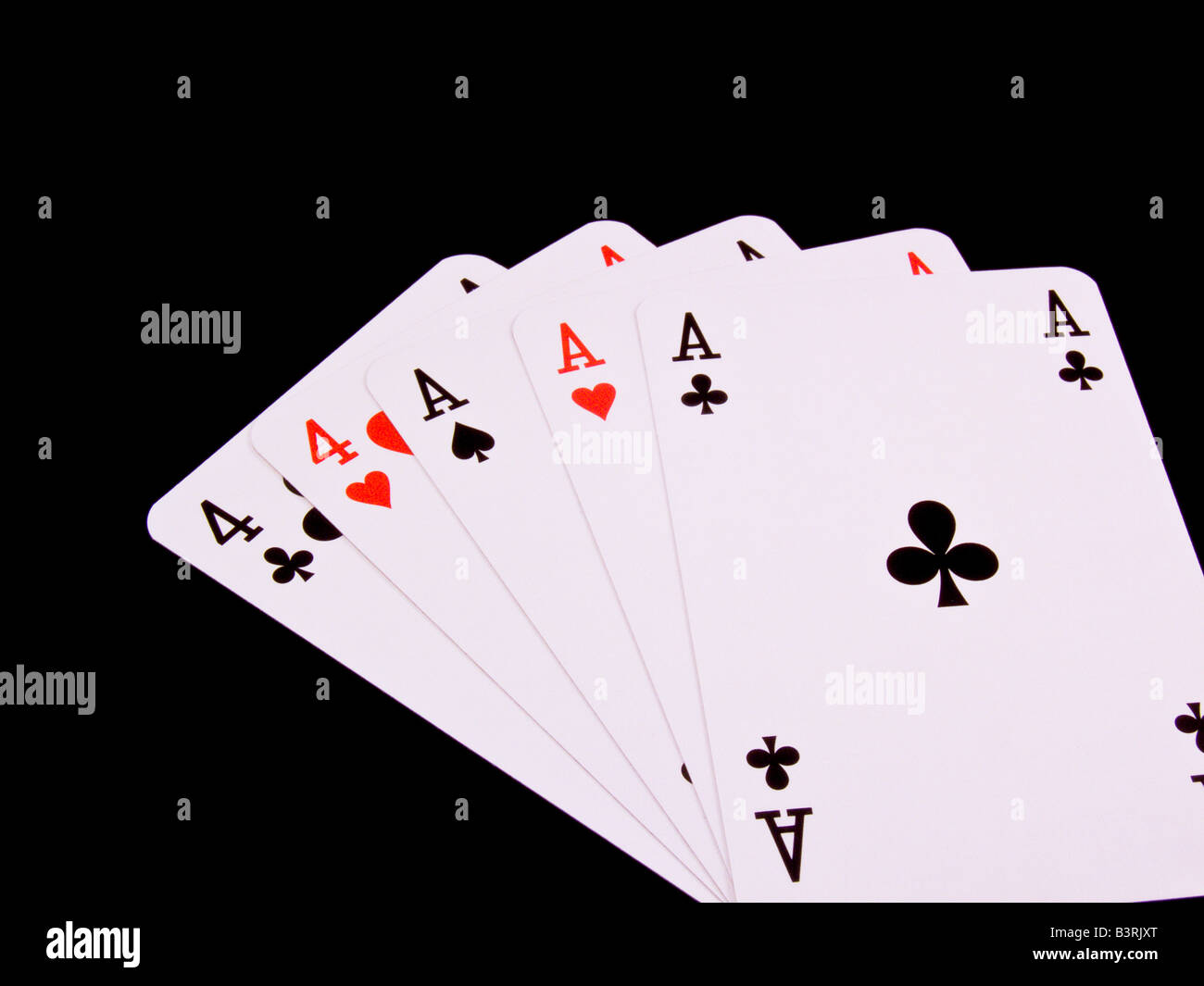 Poker hand full house hi-res stock photography and images - Alamy