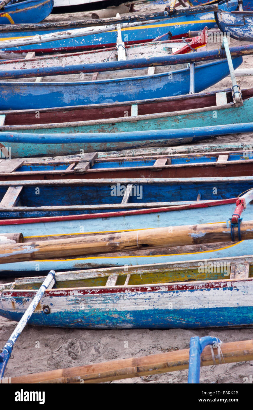 Simple wooden fishing boats hi-res stock photography and images - Alamy