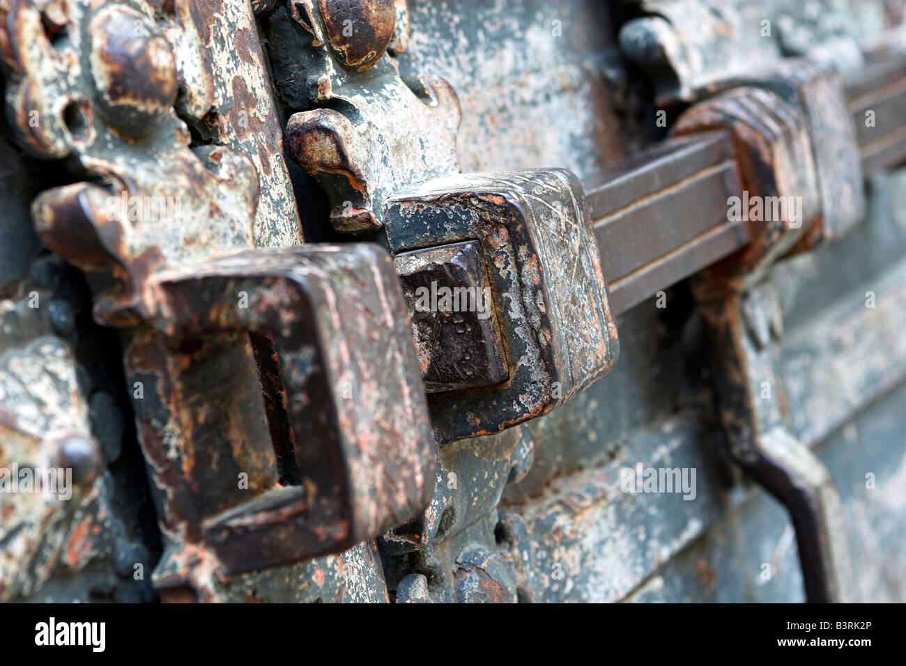 Old dead bolt hi-res stock photography and images - Alamy