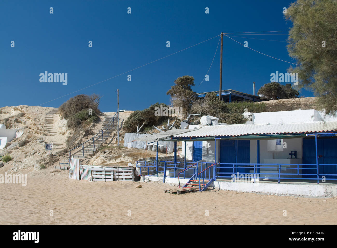 provatas beach island milos cyclades greece Stock Photo - Alamy