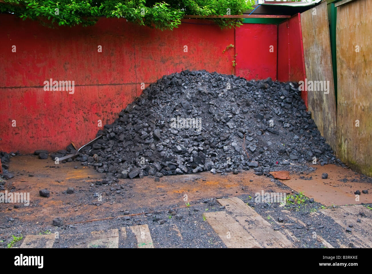 A coal storage bay used by steam trains Stock Photo - Alamy