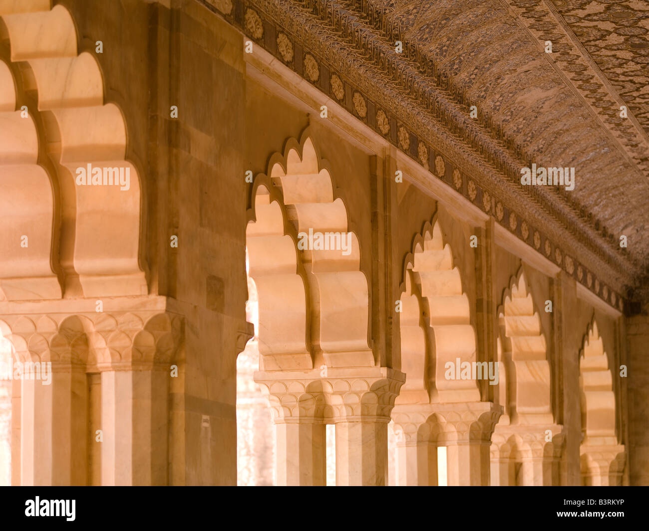 Arches in Amber Fort, Jaipur, India Stock Photo - Alamy