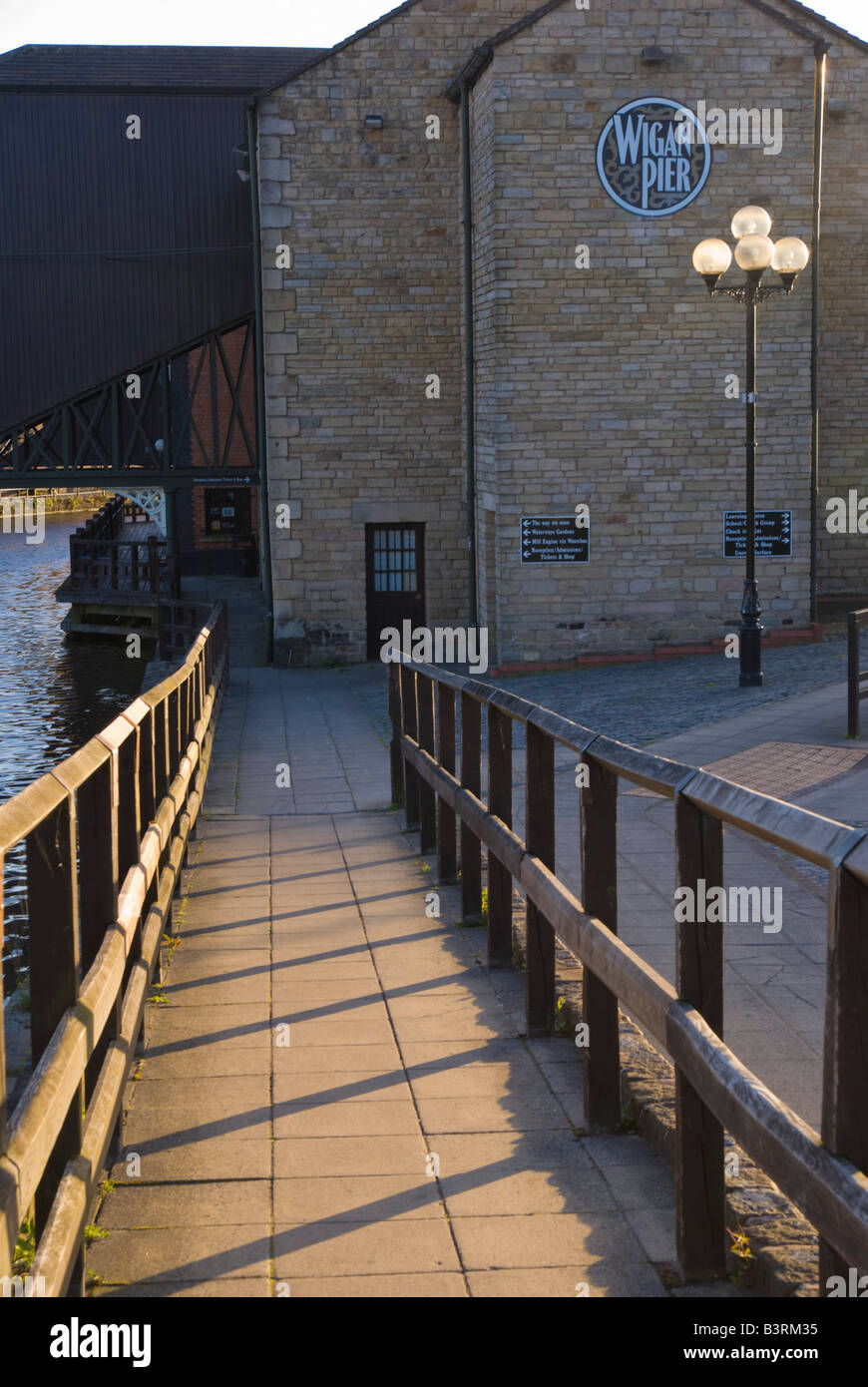 europe UK England lancashire wigan pier Stock Photo - Alamy