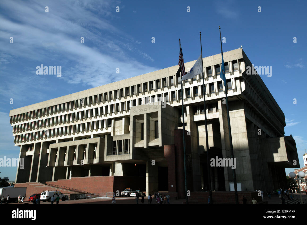 Boston city hall hi-res stock photography and images - Alamy