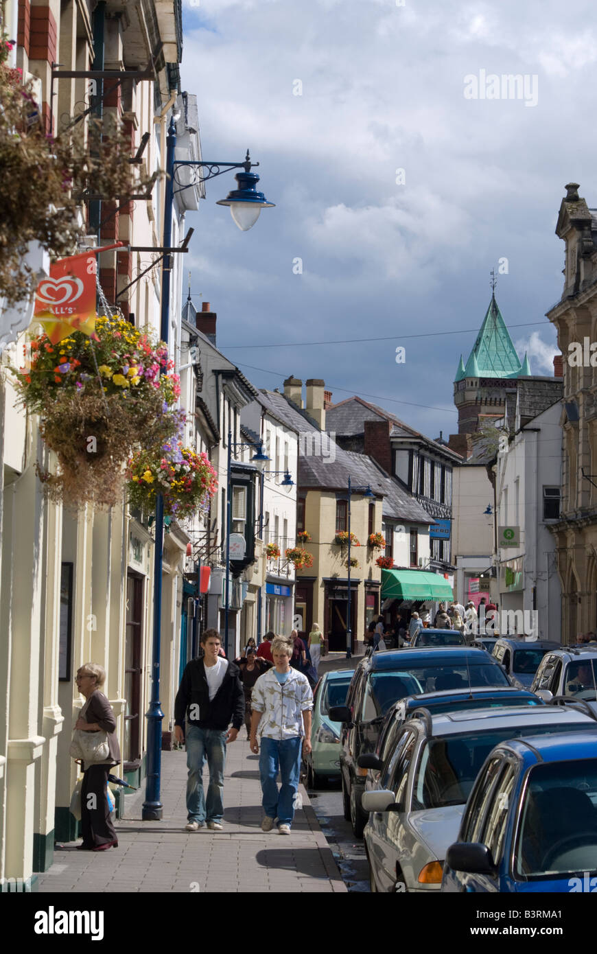 Abergavenny town wales hi-res stock photography and images - Alamy