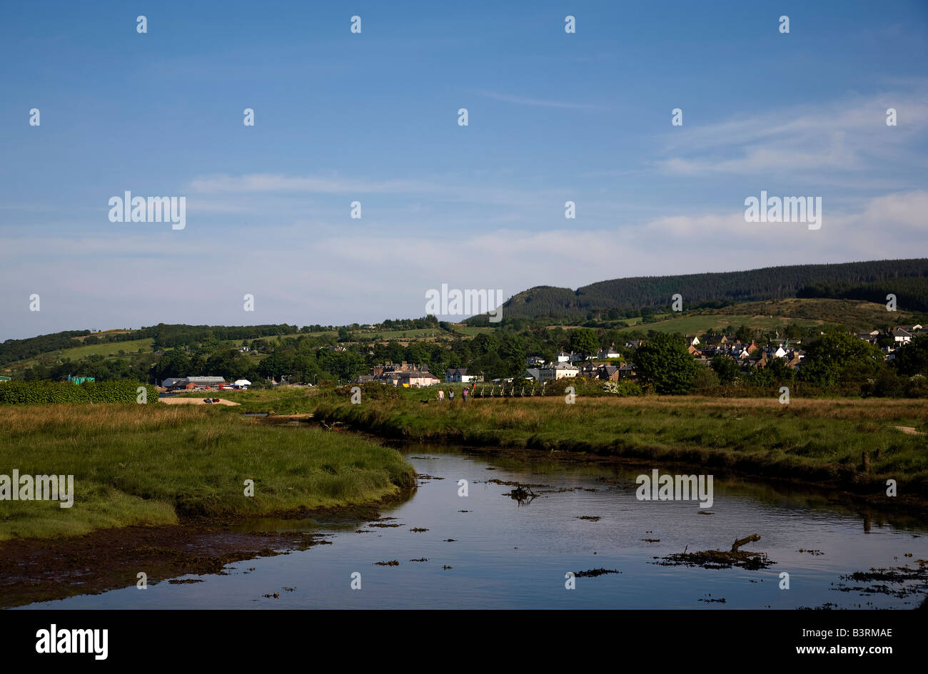 General view of Brodick beach on the Isle of Arran in south west ...