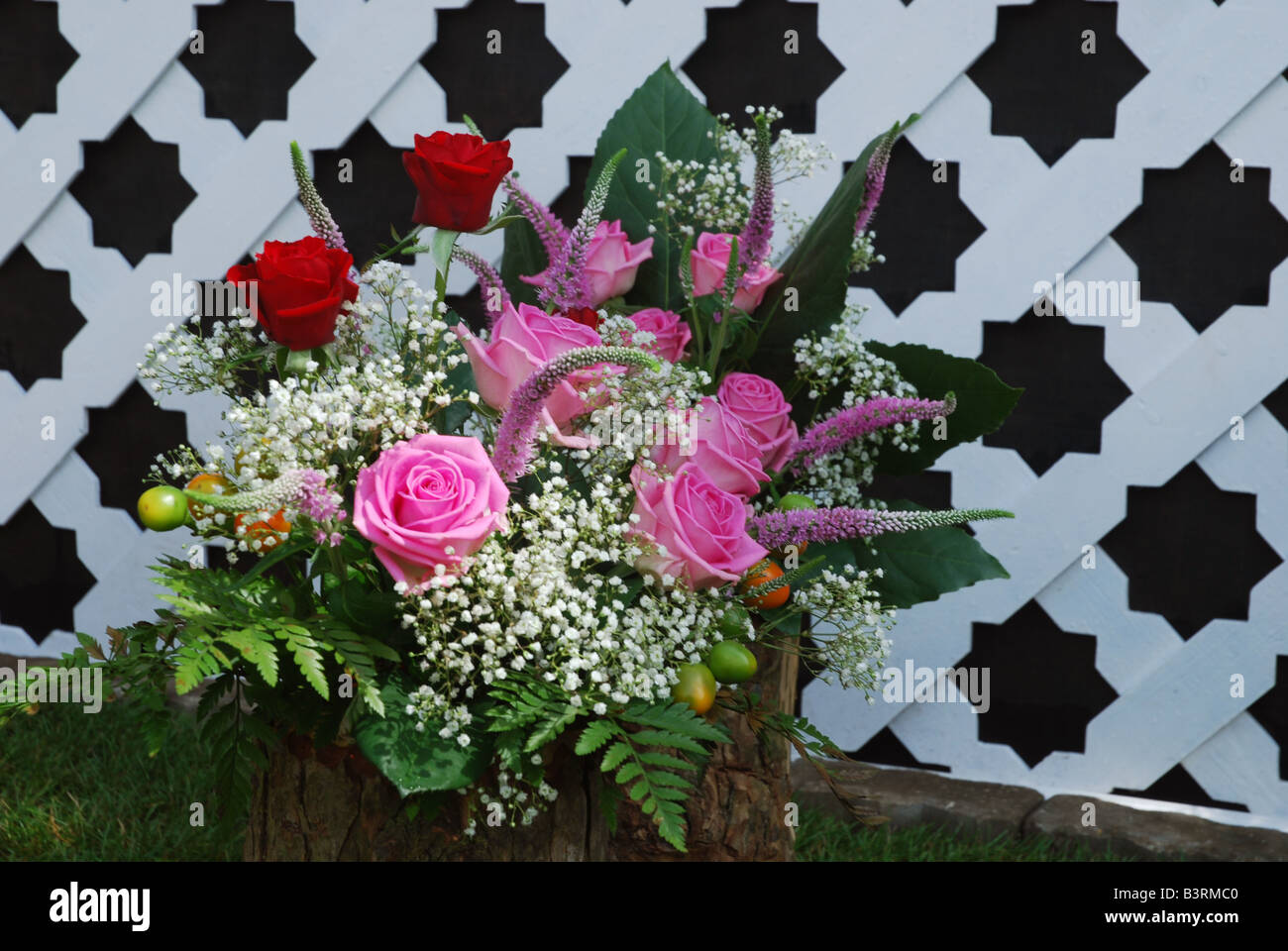 flower display at bi annual Rose festival Lottum Limburg Netherlands ...