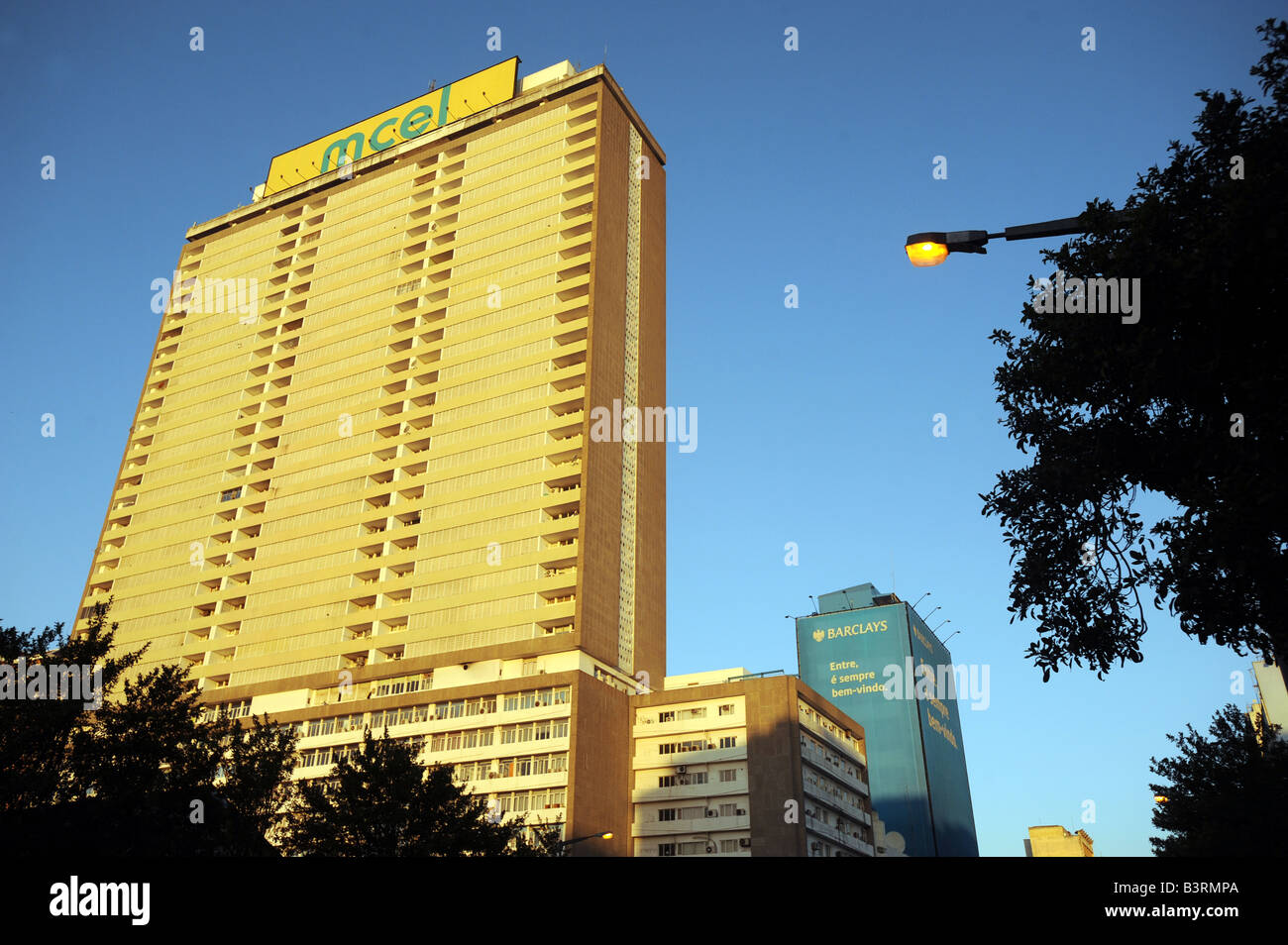 Mcel building in Maputo, Mozambique Stock Photo - Alamy