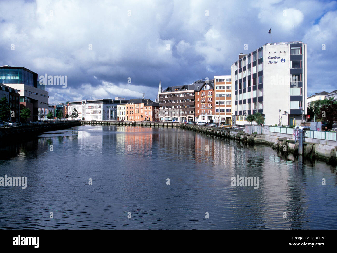 cork city with the river lee flowing through its quays/quaysides Stock ...