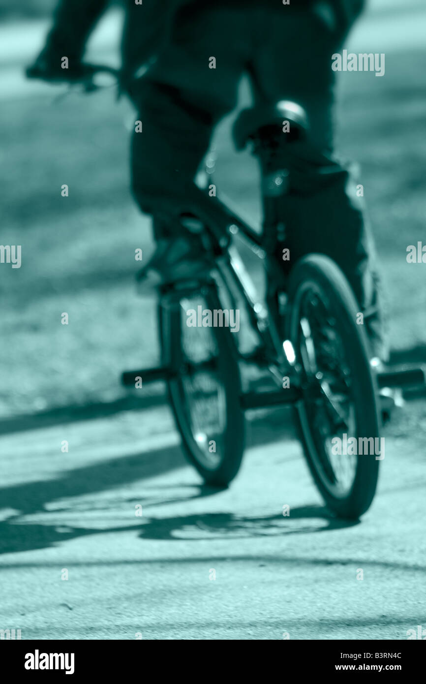 Biking slow motion hi-res stock photography and images - Alamy