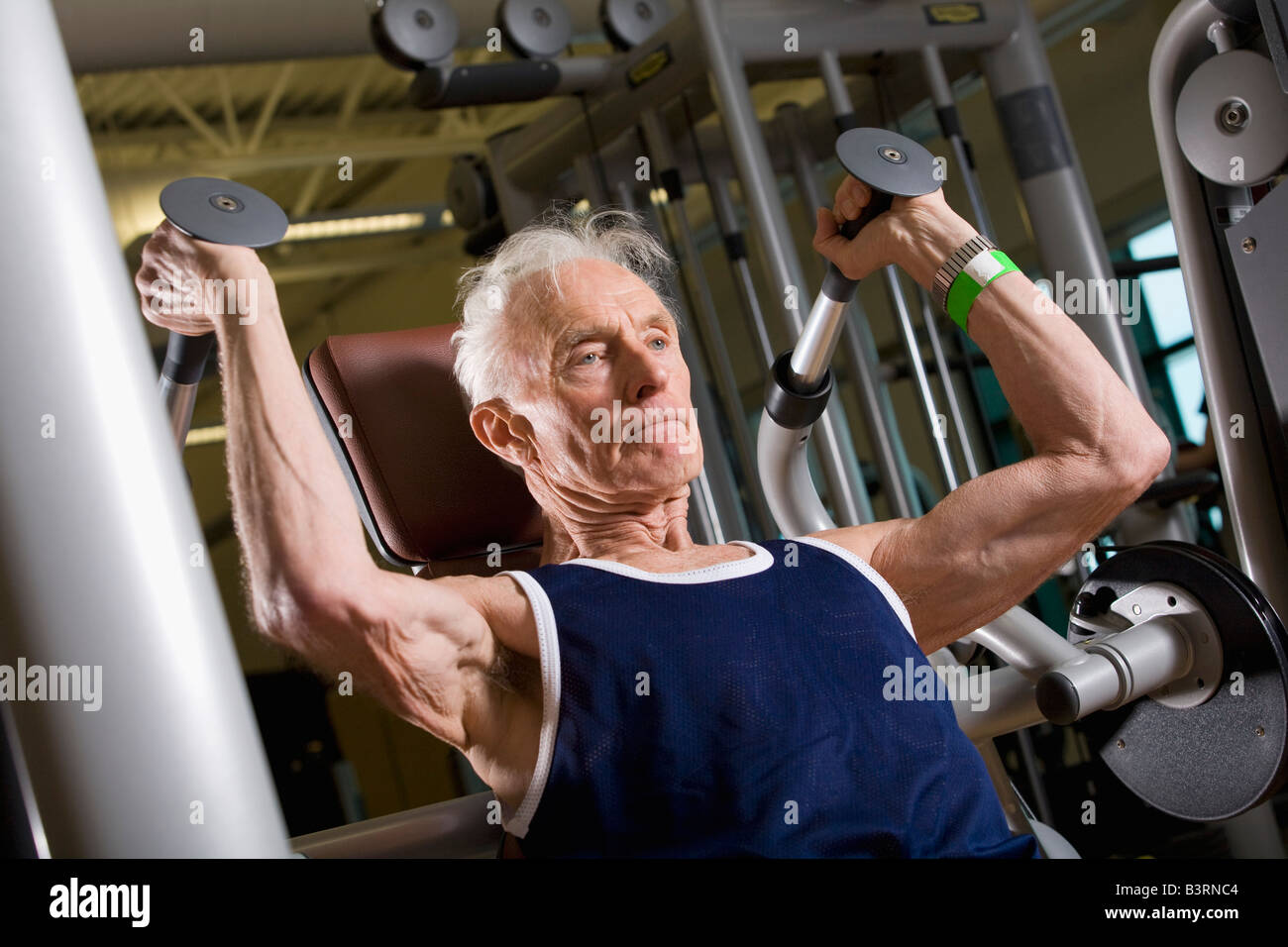 Man working out Stock Photo - Alamy