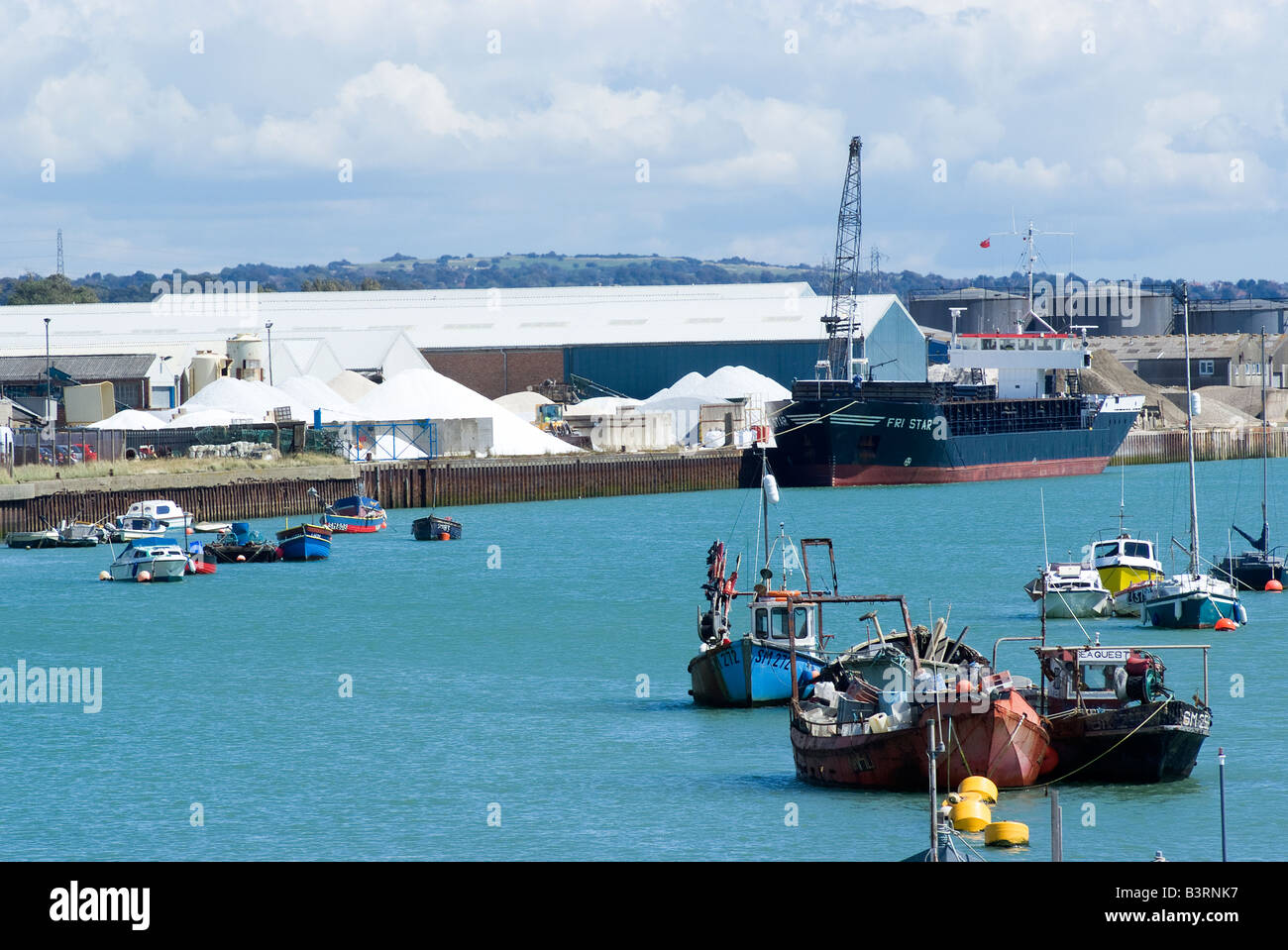 Shoreham Harbour West Sussex England UK Stock Photo - Alamy