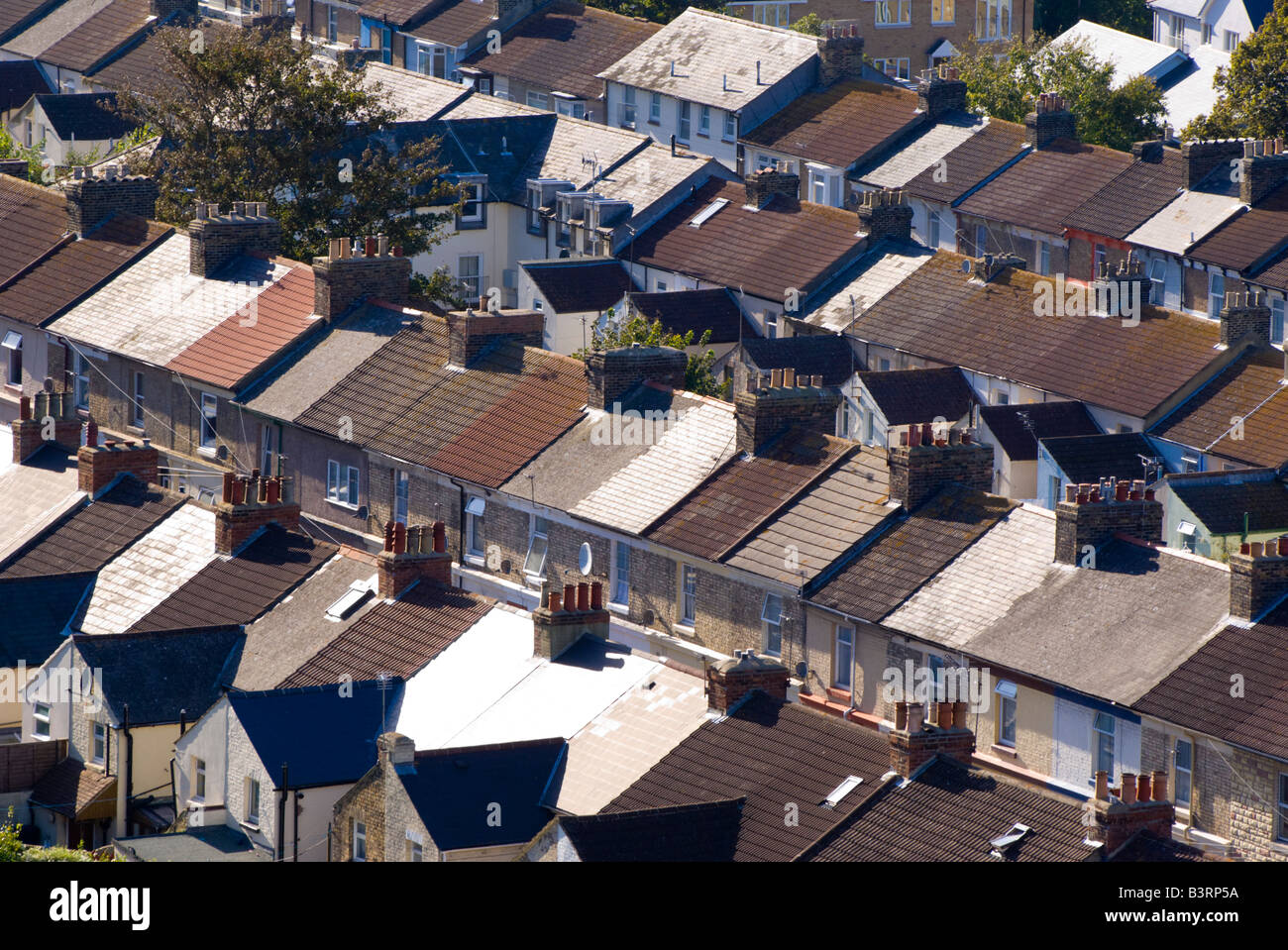 Europe UK england kent dover rooves Stock Photo - Alamy