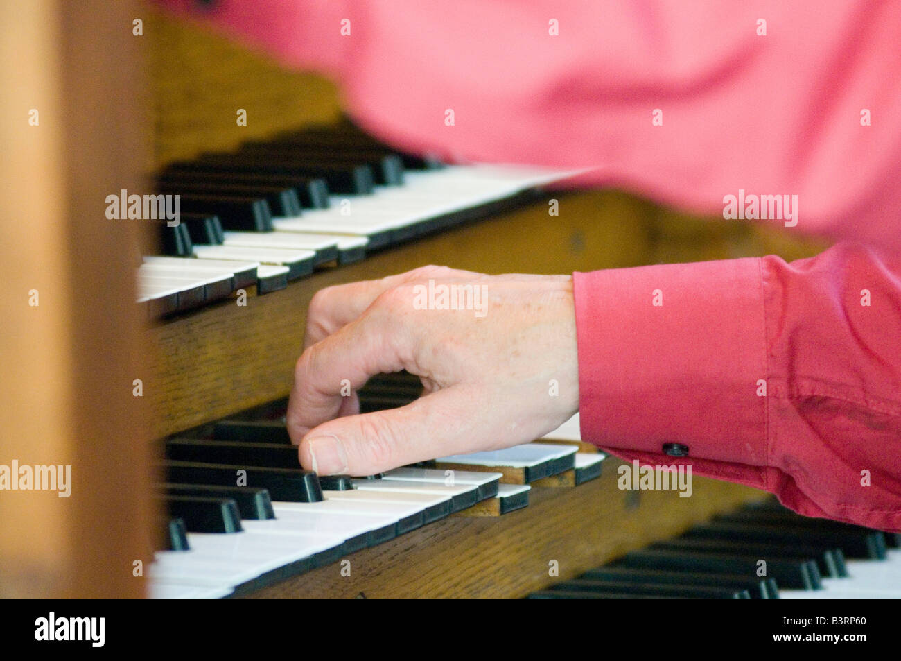 church organ organist music play playing man keys religion religious ...