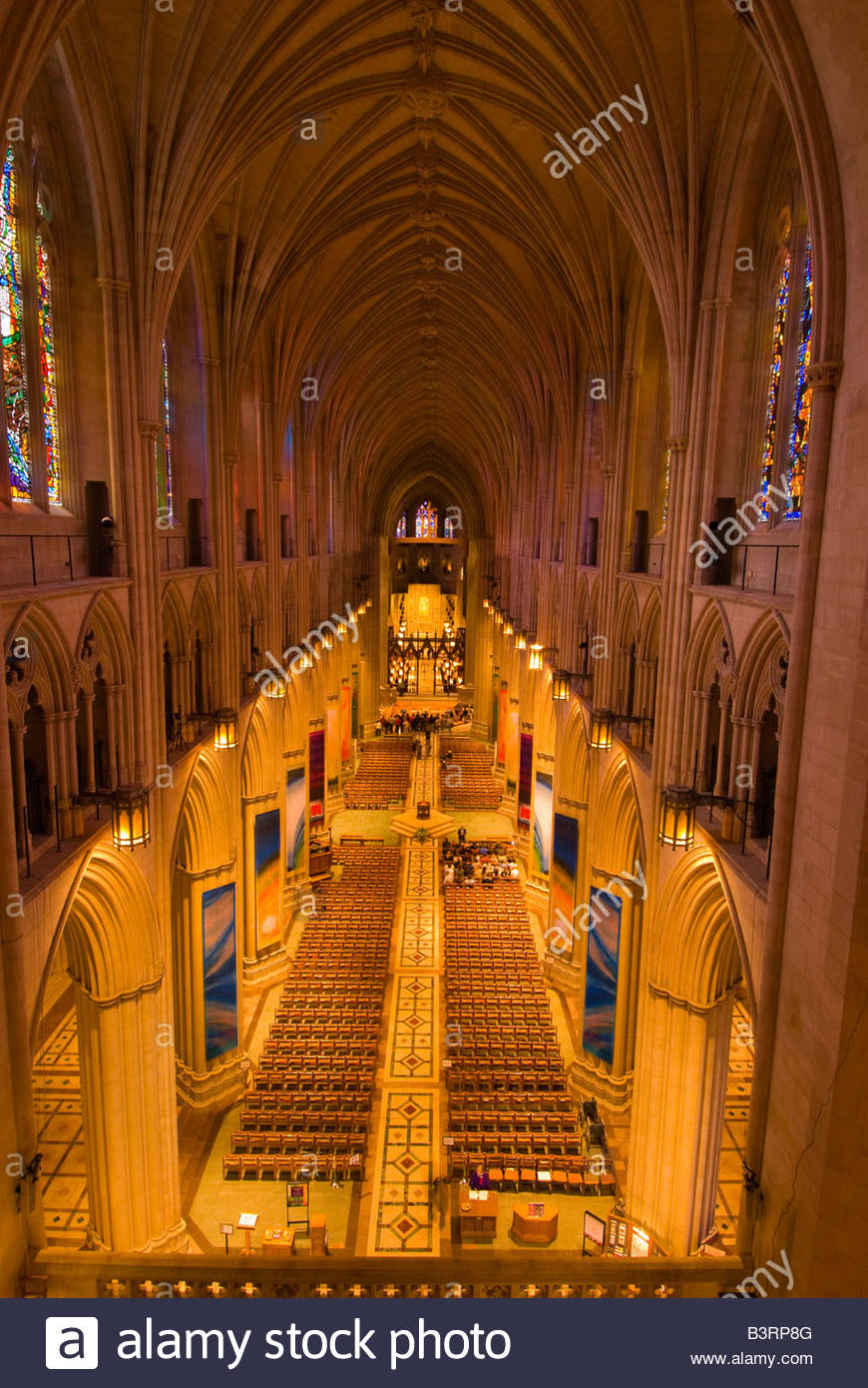 National Cathedral Washington Interior Stock Photos & National ...