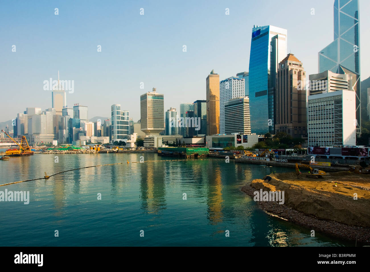 asia china hong kong central waterfront development 2007 Stock Photo ...