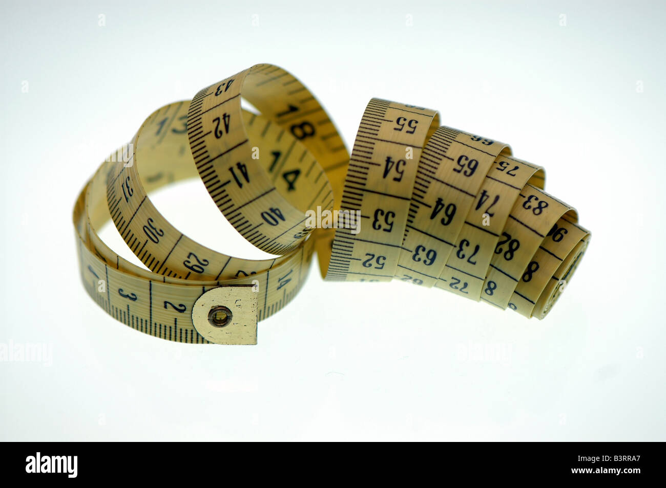 A close up of a tape measure Stock Photo - Alamy