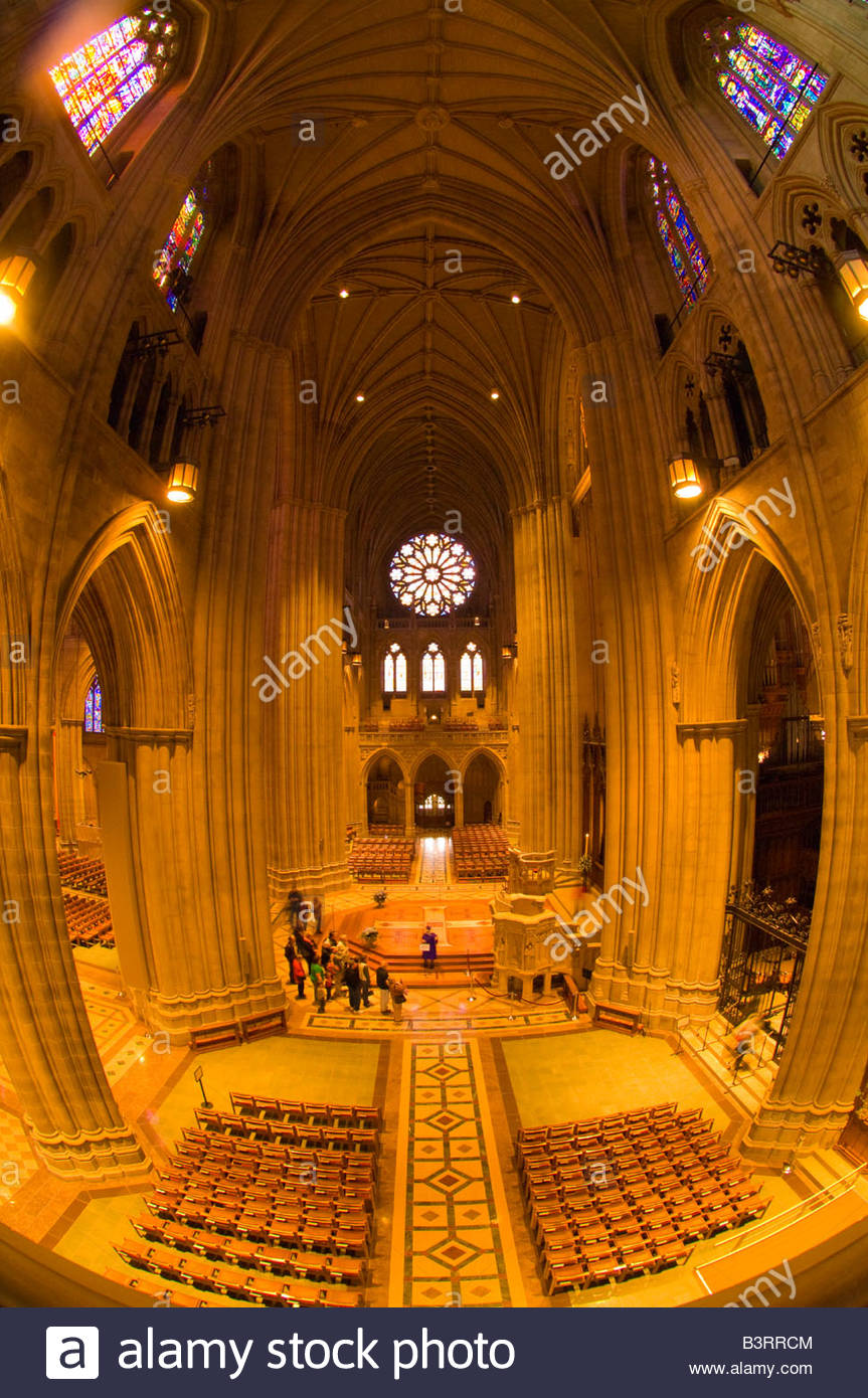National Cathedral Interior Washington Stock Photos & National ...