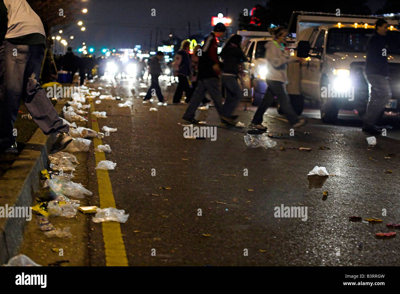 Garbage after parade hi-res stock photography and images - Alamy
