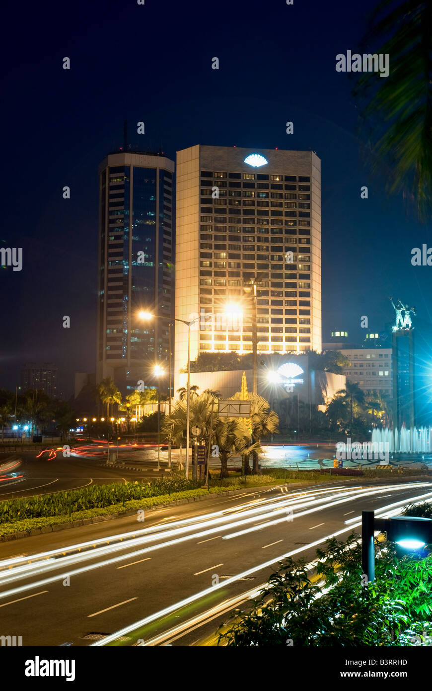 High rise building in jakarta metropolis city hi-res stock photography ...
