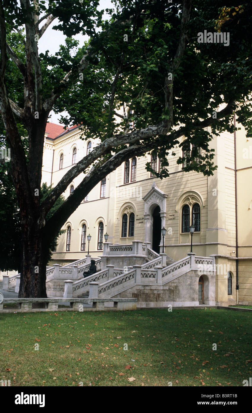 Buidling of Zagreb university Zagreb Croatia Stock Photo - Alamy