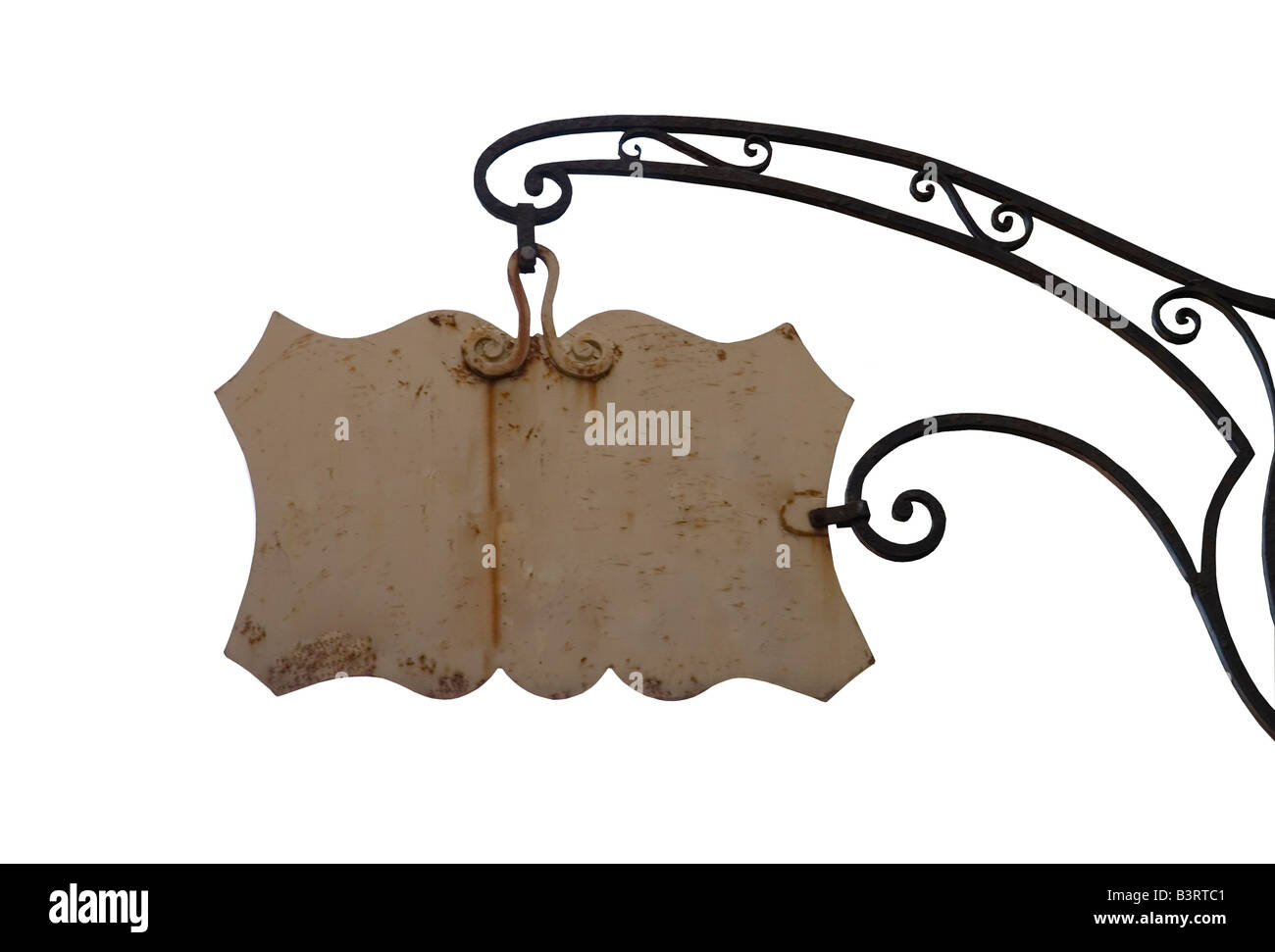 ancient signboard - ready for your label Stock Photo - Alamy