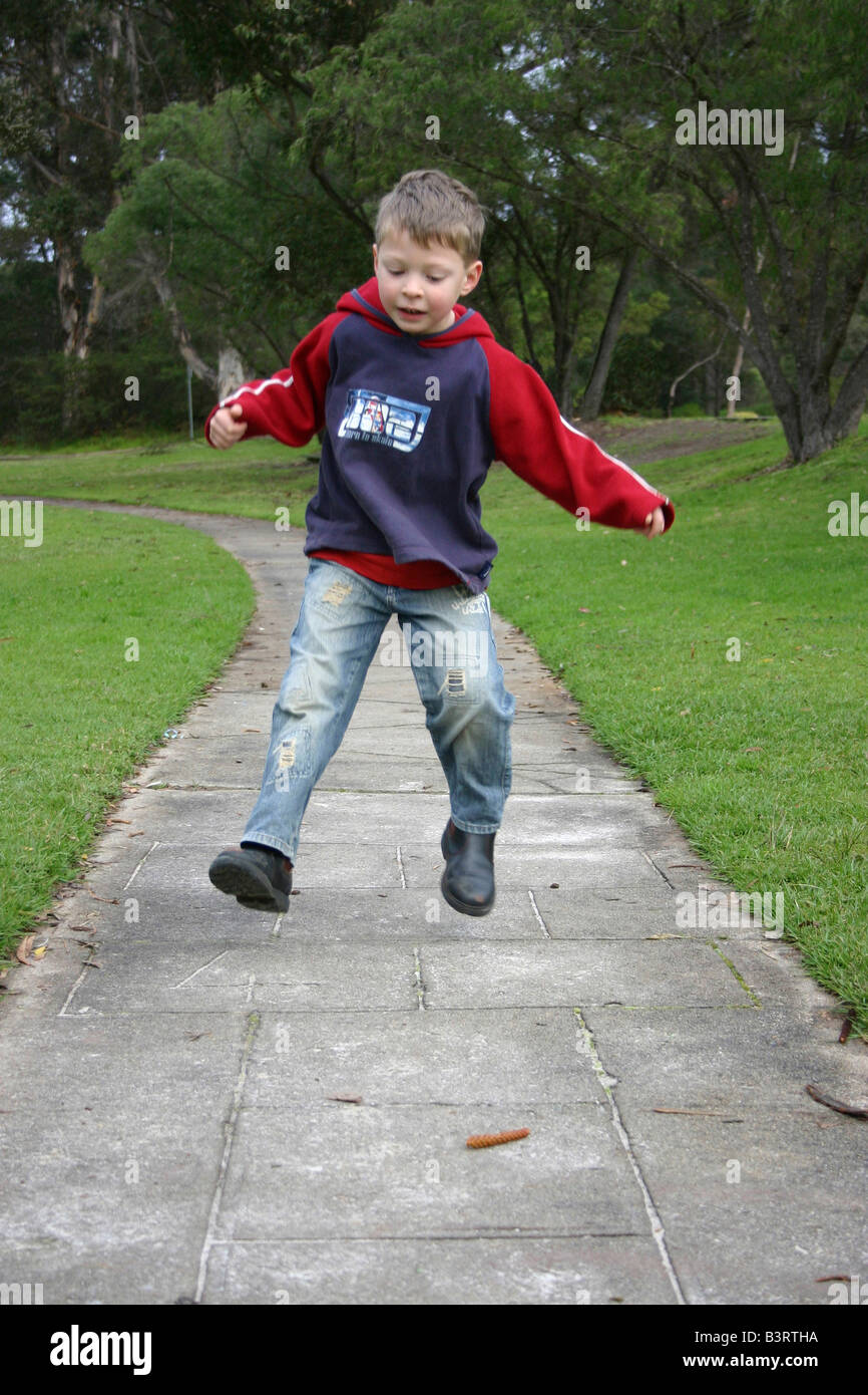 Game of hopscotch on pathway Stock Photo - Alamy