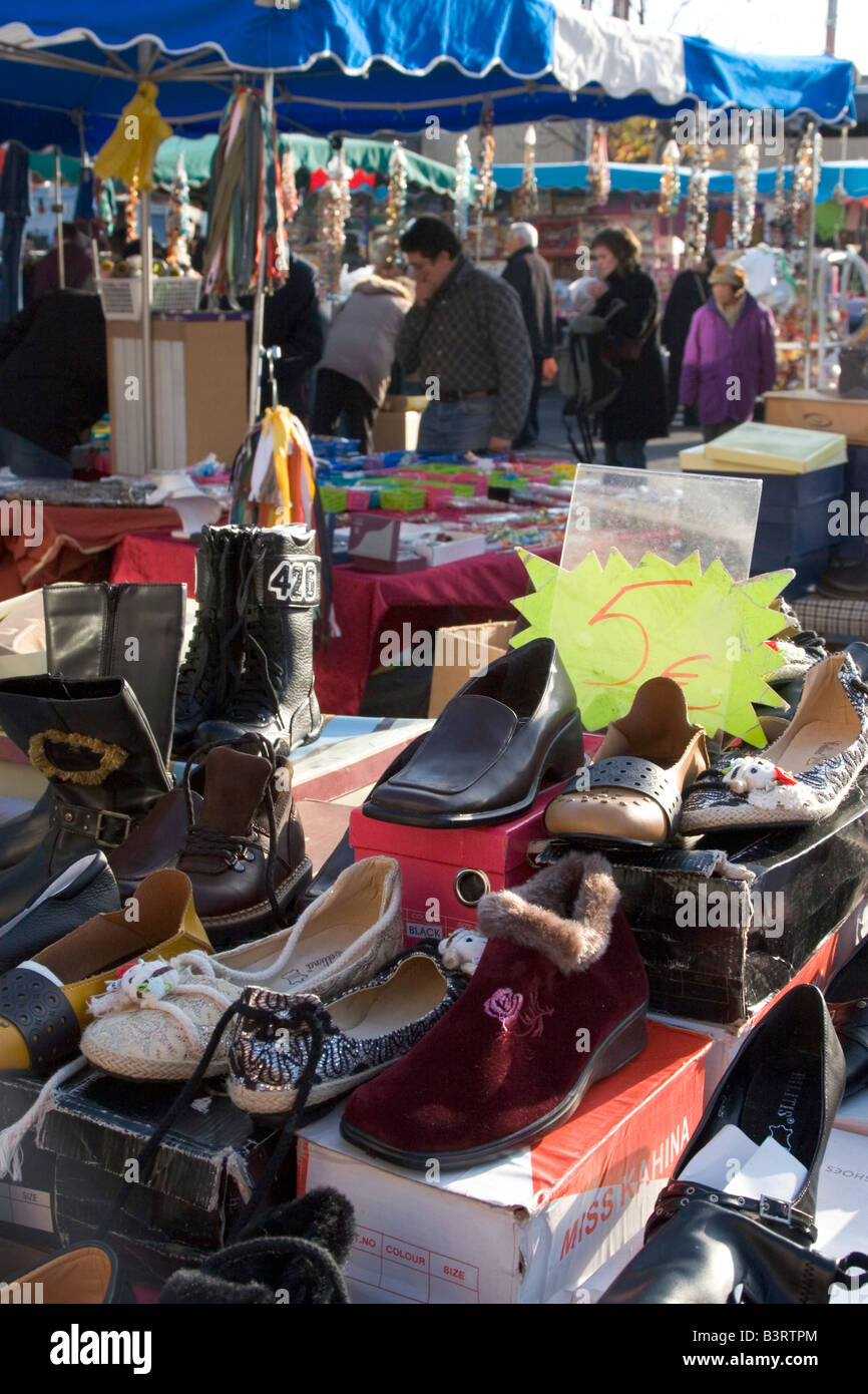 A bright morning at Midi Market, one of Europe's largest open air ...