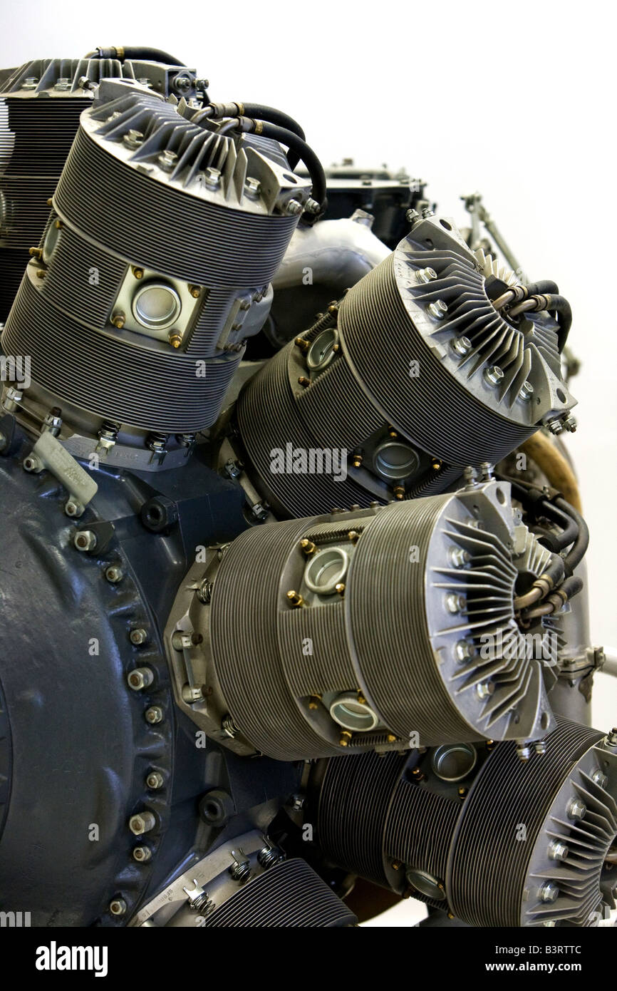 Radial Aero engine Stock Photo - Alamy