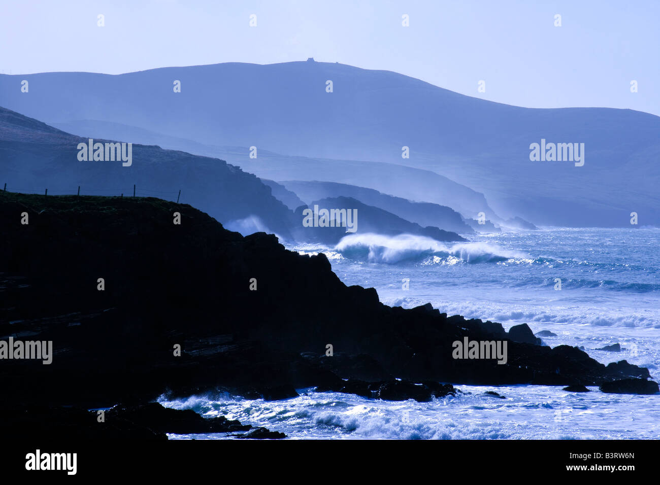 St Finian's Bay, County Kerry, Ireland, Bolus Head in the background ...