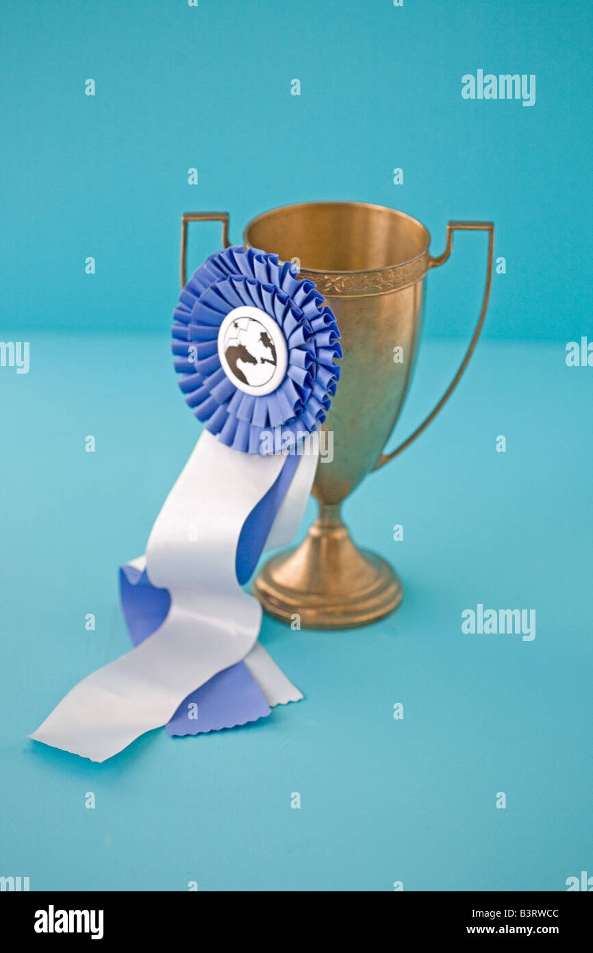 trophy and ribbon Stock Photo - Alamy