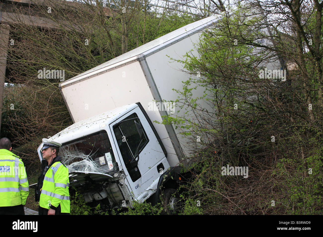 Crashed Truck Crash Lorry High Resolution Stock Photography and Images ...