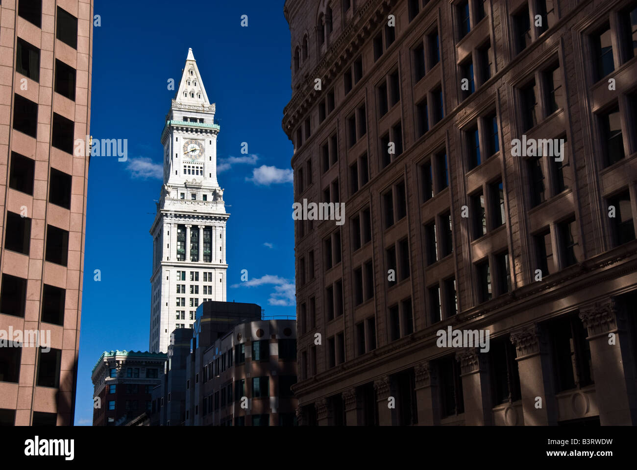 Custom House Tower, Boston Stock Photo - Alamy