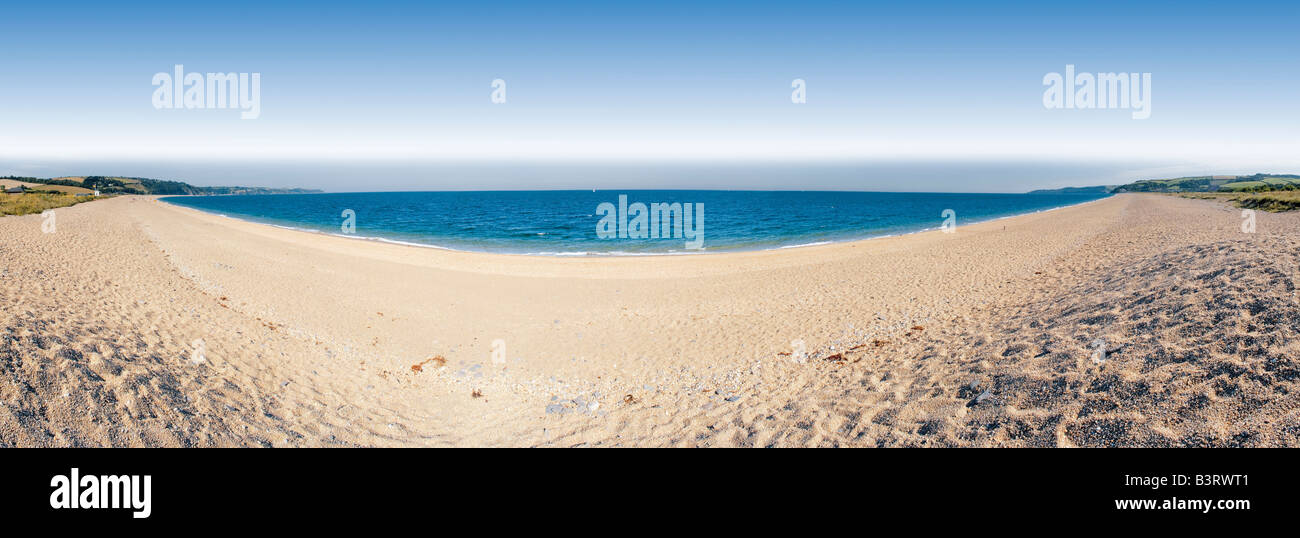 sand spit at slapton the south hams devon on the south west coast path ...