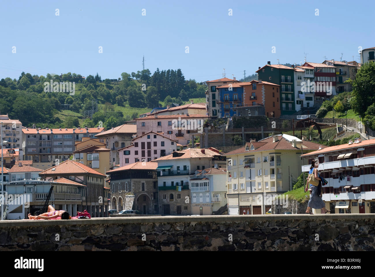 Spain Basque Country Deba village Stock Photo - Alamy