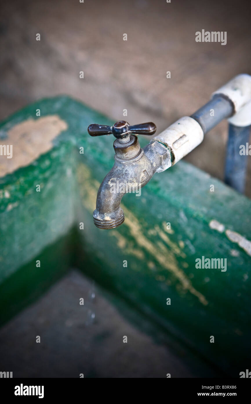 Rusty water tap Stock Photo - Alamy