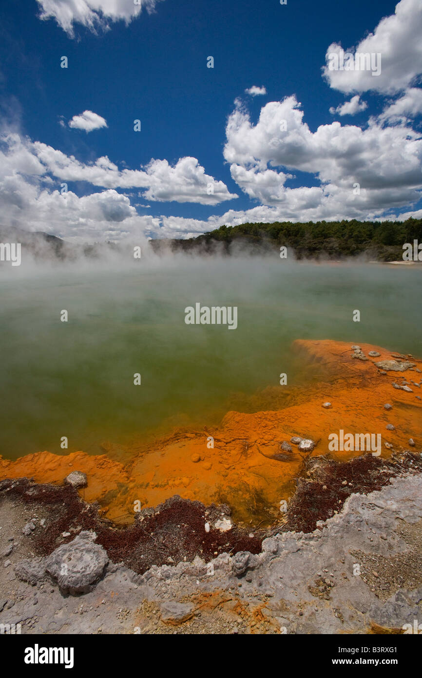 Champagne Pool, Wai-O-Tapu, North Island, New Zealand Stock Photo - Alamy