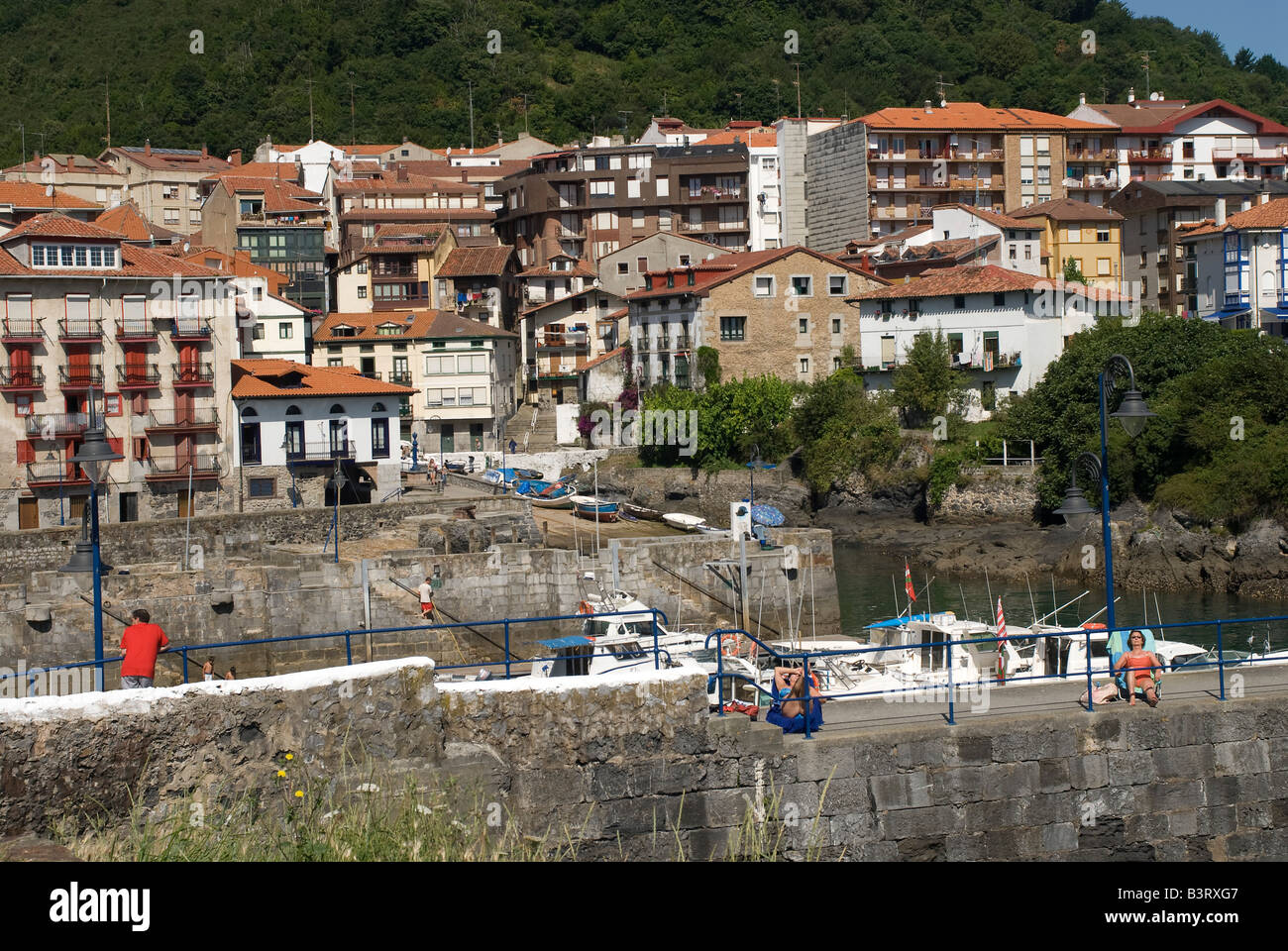 Spain Basque Country Mondaka village Stock Photo - Alamy