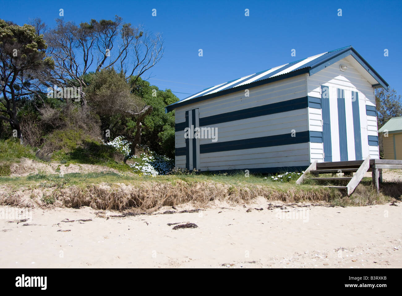 Beach box, Tyrone Foreshore, Rye, Mornington Peninsula, Victoria ...