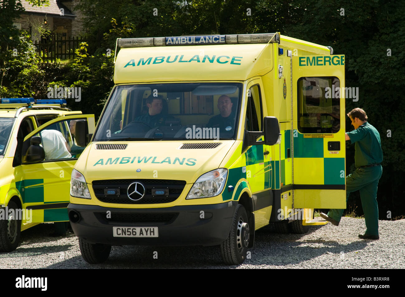 Welsh ambulance hi-res stock photography and images - Alamy