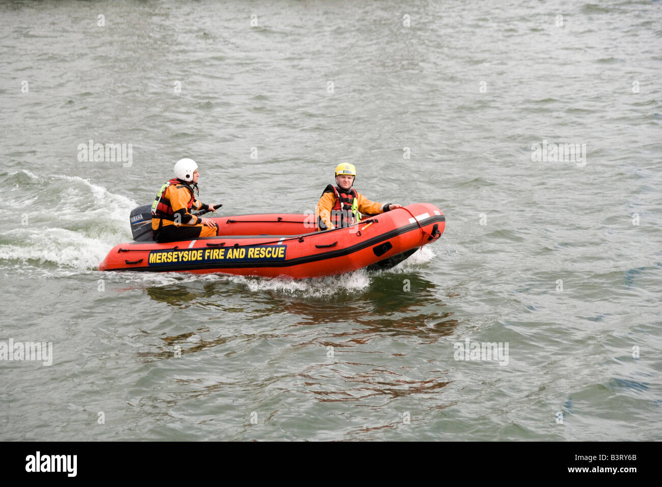 Merseyside Fire and Rescue Service boat at the Tall Ships race in ...