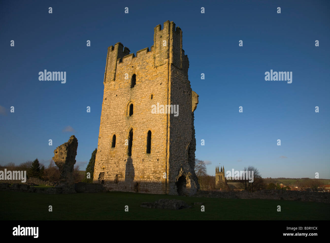 Helmsley North Yorkshire UK Helmsley Castle historic heritage Site East ...