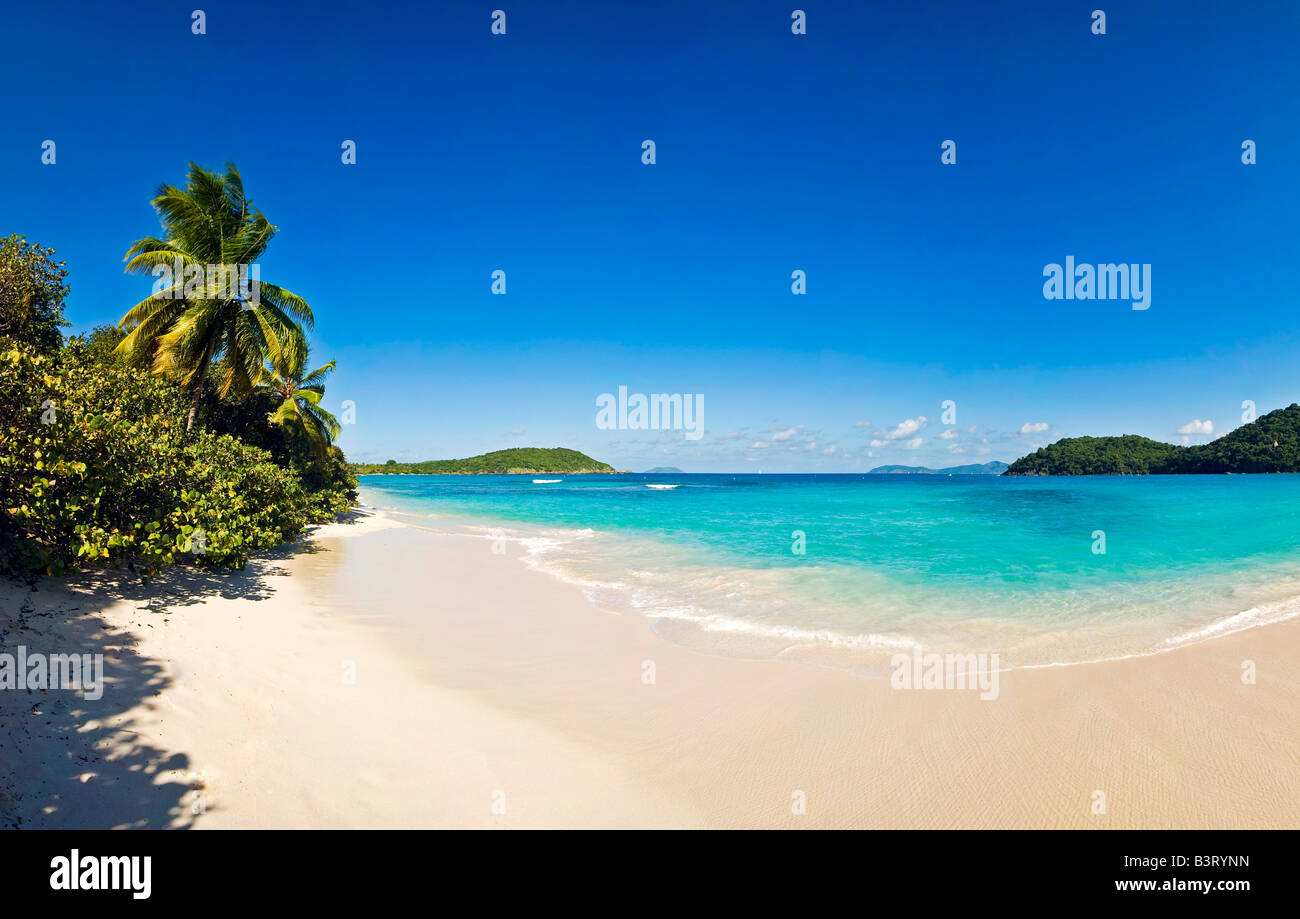 Hawksnest Bay on St John in the US Virgin Islands High resolution ...