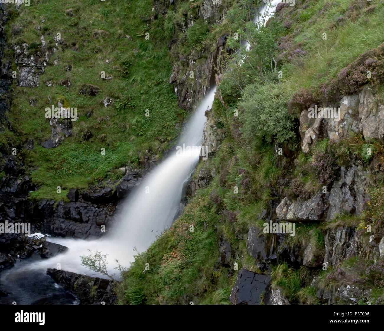 Grey Mare's Tail waterfall which is located in the Borders region of ...