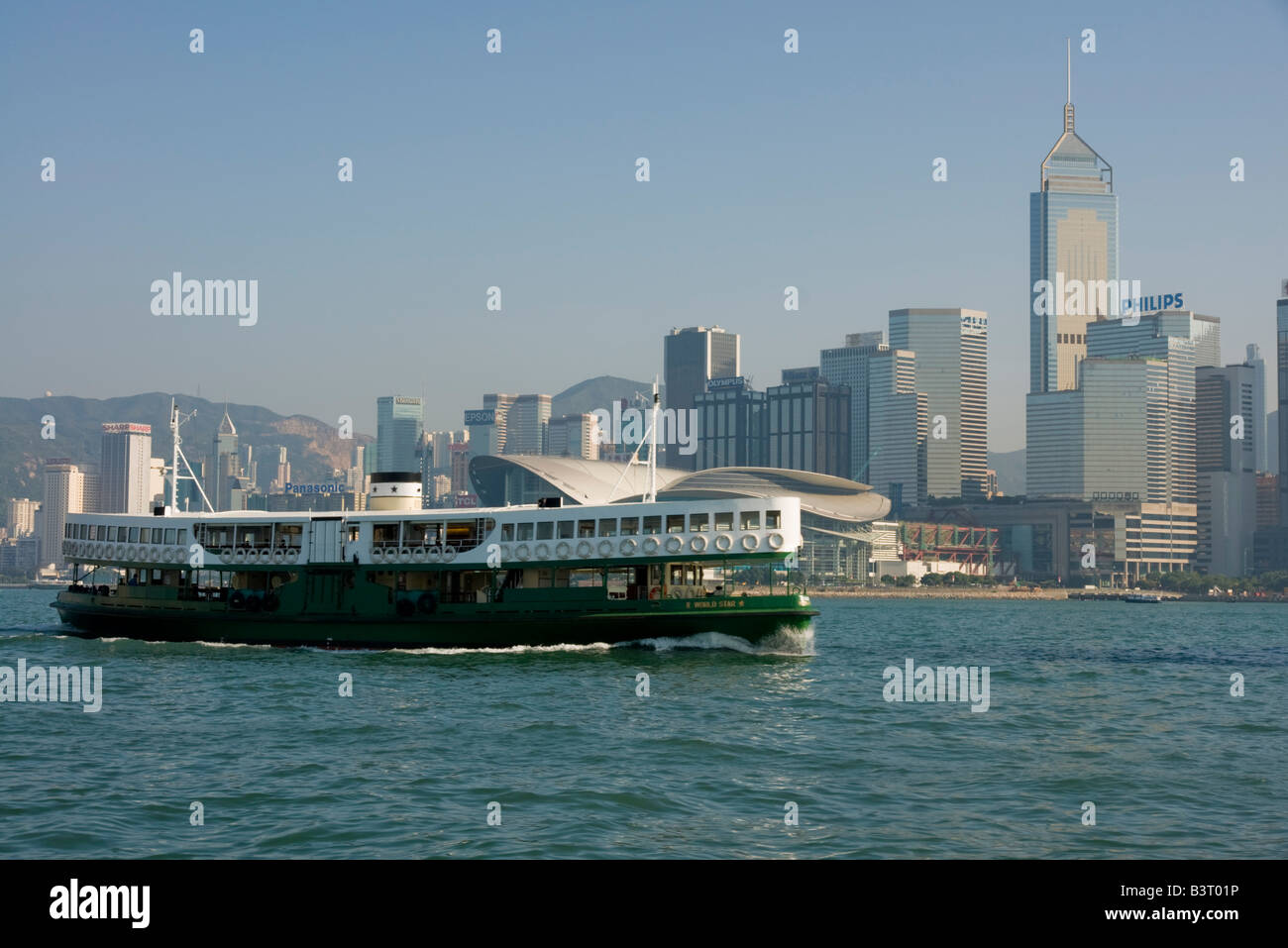 asia china hong kong star ferry harbour Stock Photo - Alamy