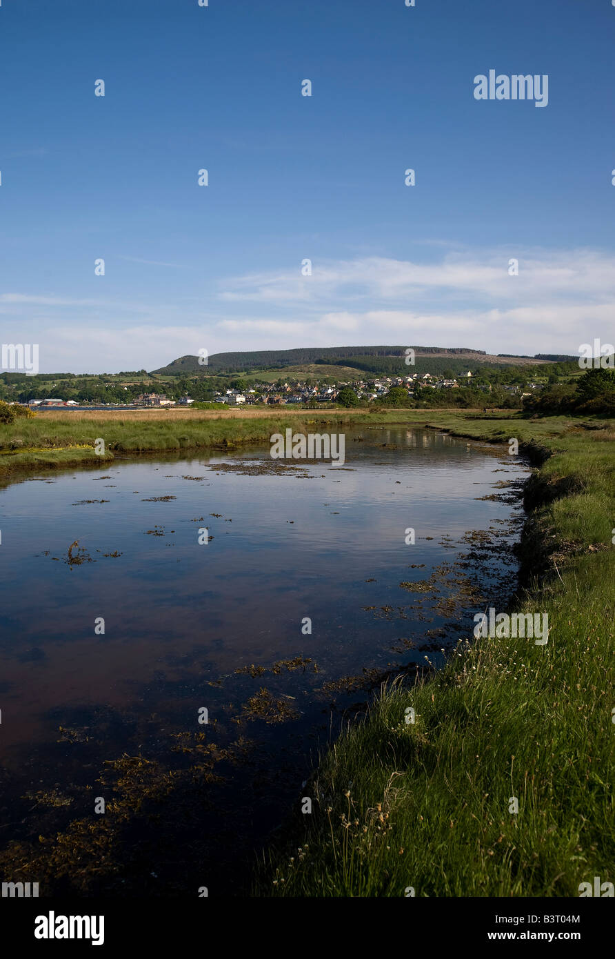 General view of Brodick beach on the Isle of Arran in south west ...