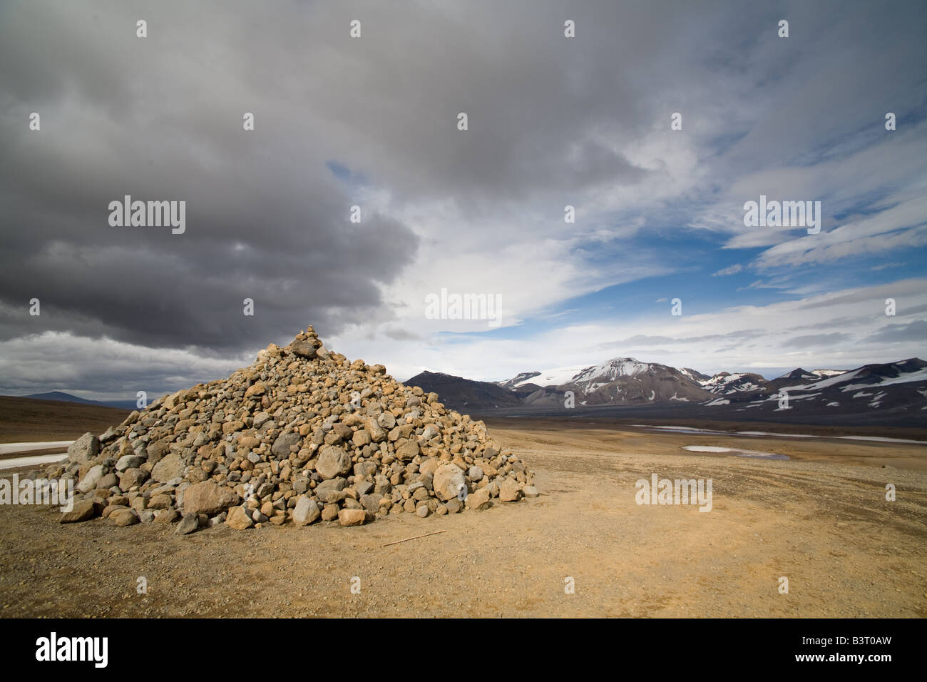 Big pile of rocks in wilderness Stock Photo - Alamy
