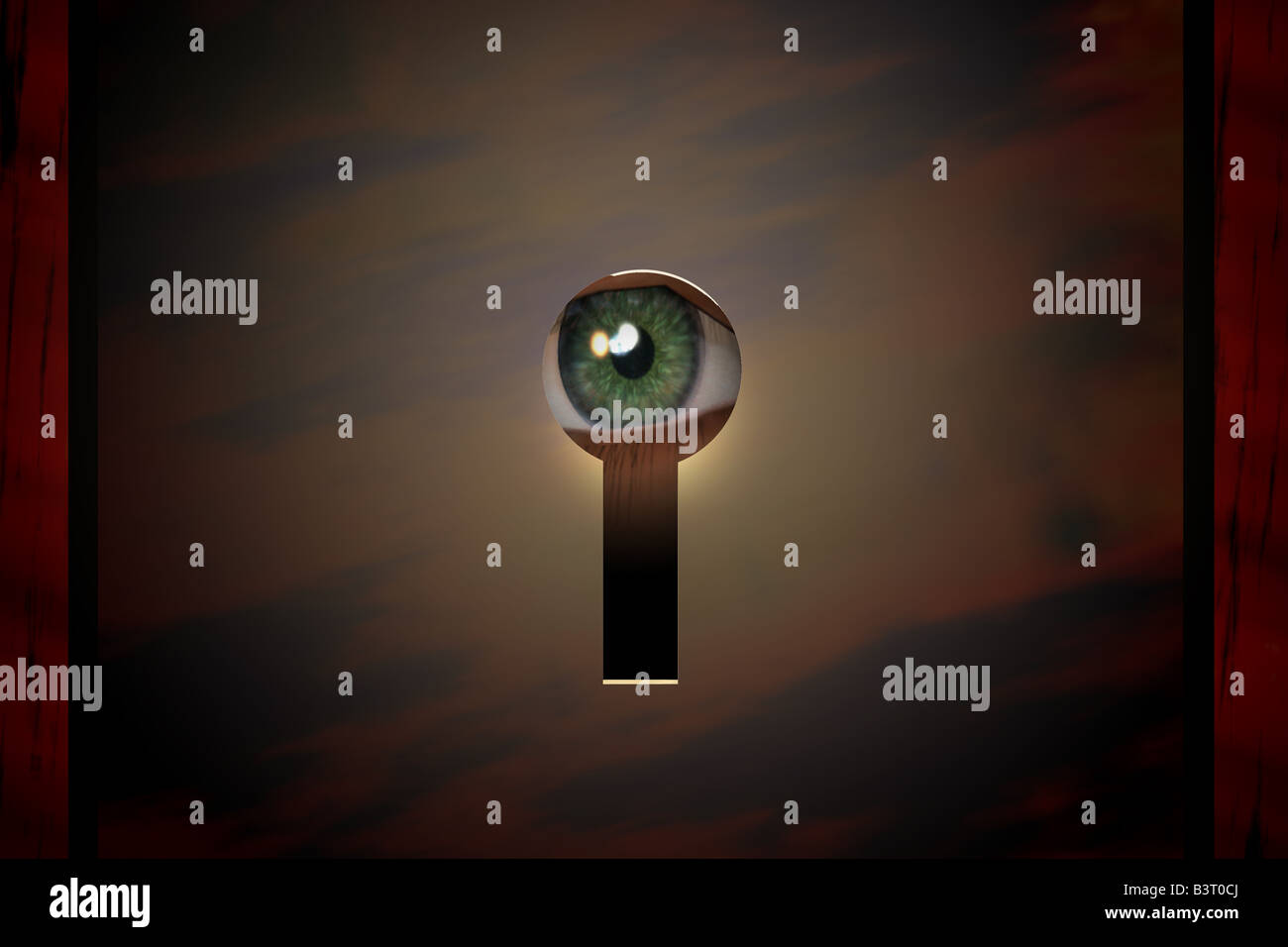 Looking through a keyhole hi-res stock photography and images - Alamy