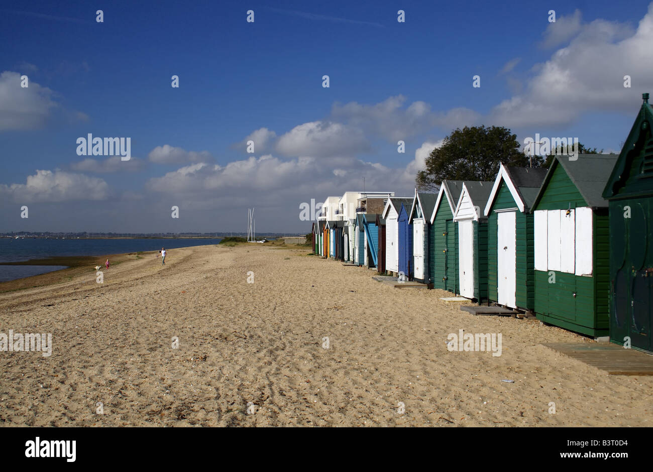 Beach huts in the UK Stock Photo - Alamy